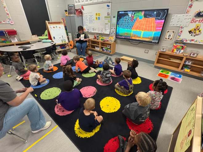 From Teacher to Author: A Visit to Mrs. Sims’ Pre-K Class – The Aging ...